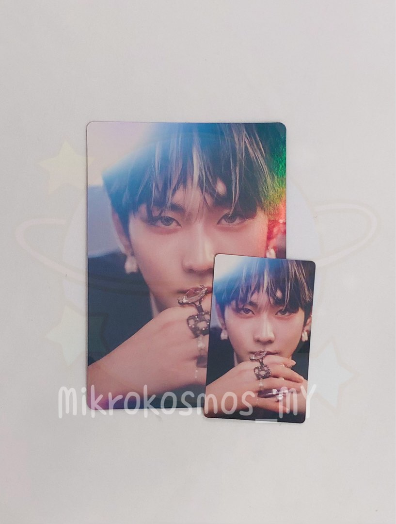 [Ready Stock] ENHYPEN Dark Blood Weverse POB (Jungwon PC + Jungwon Holo ...