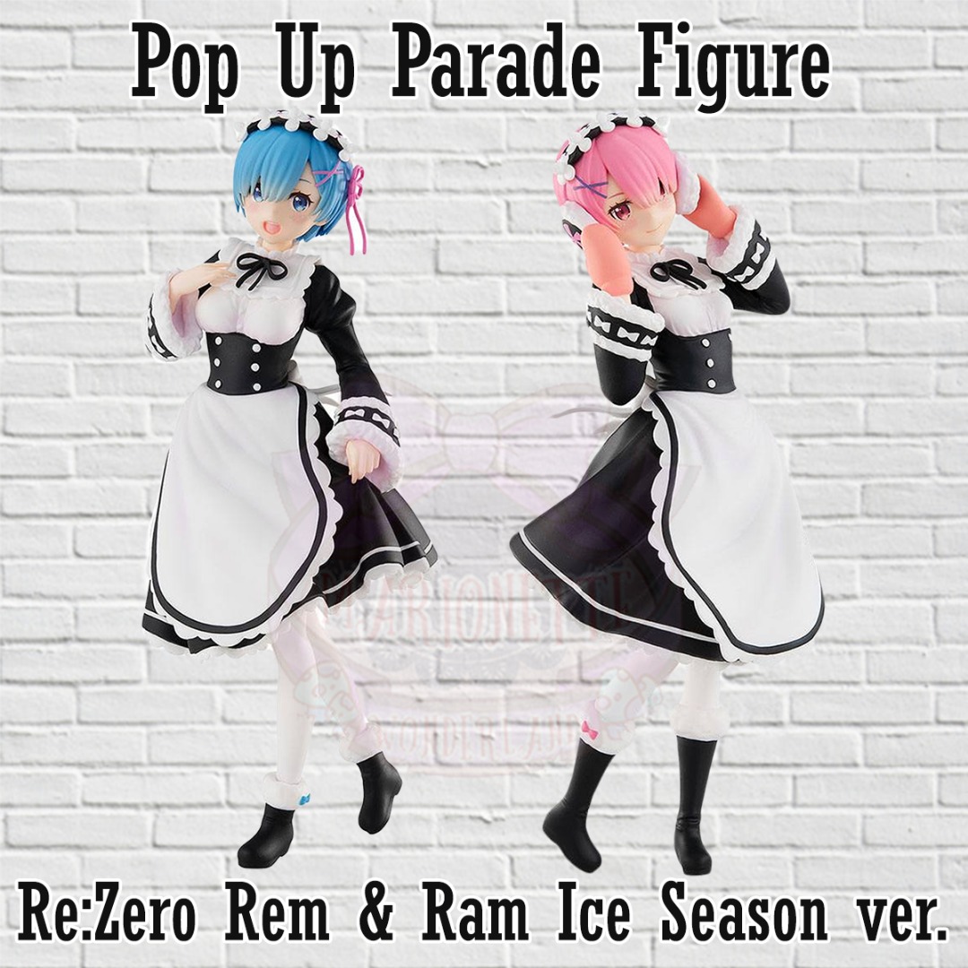 Re:Zero Ram & Rem Ice Season version Pop Up Parade Figure on Carousell