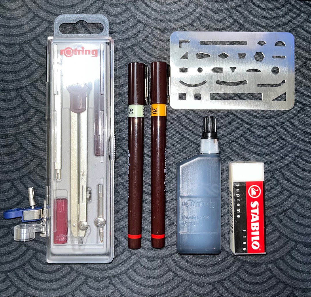 Rotring Engineering Kit, Hobbies & Toys, Stationary & Craft, Craft ...