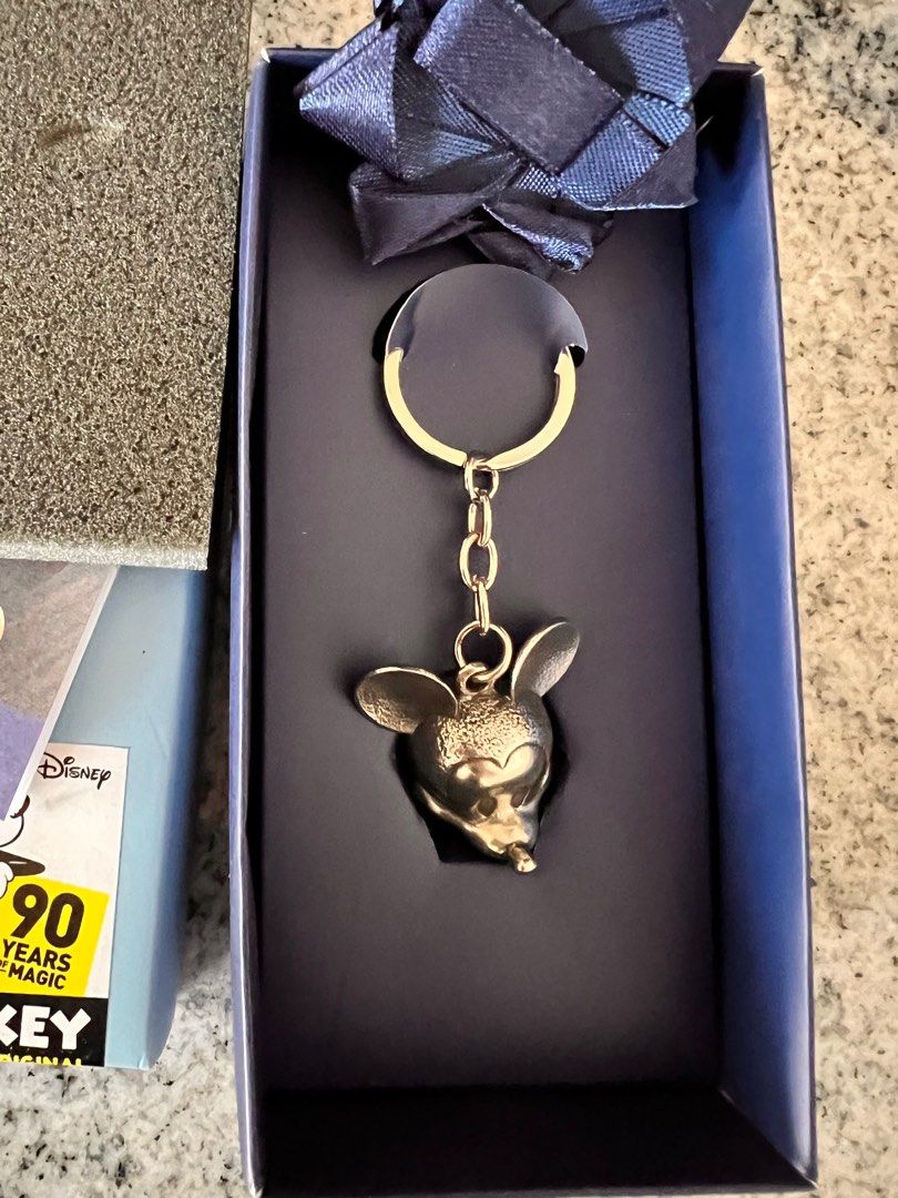Royal Selangor Pewter Mickey Mouse keychain, Hobbies & Toys ...