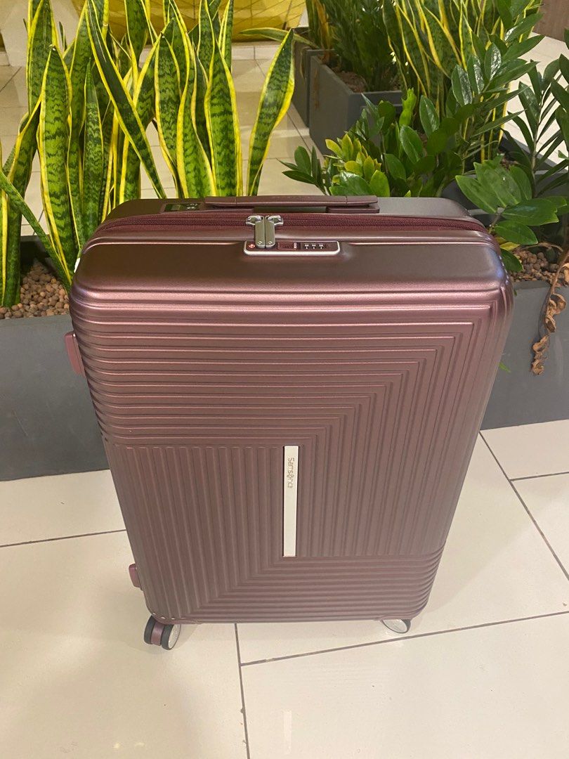 Samsonite Prestige 69/25 cm Spinner Matte Latte with built-in scale ...