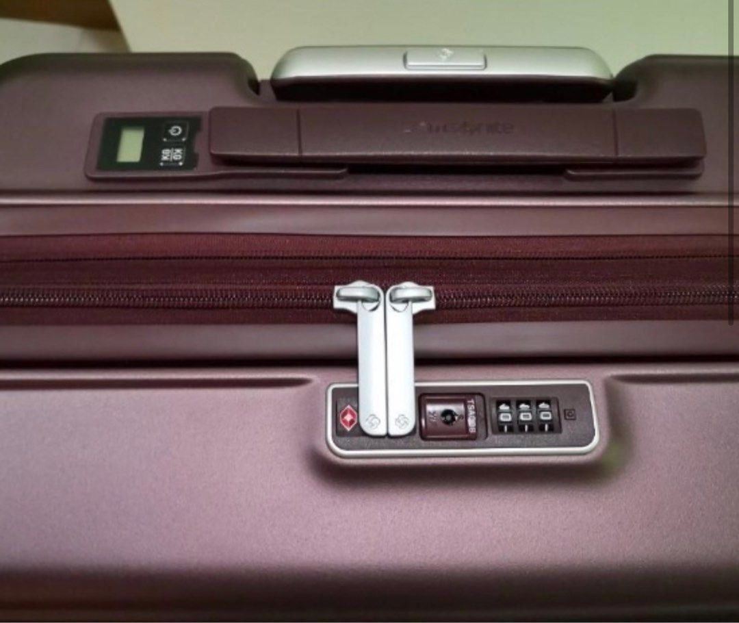 Samsonite Prestige 69/25 cm Spinner Matte Latte with built-in scale ...