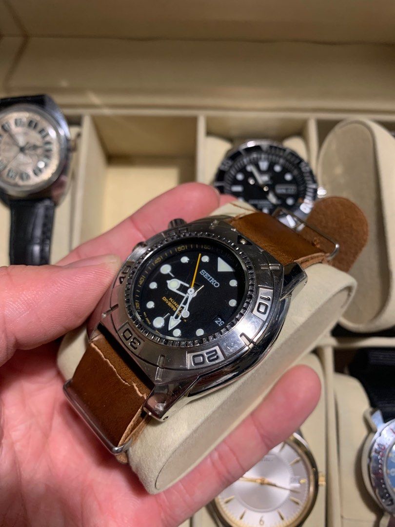 Seiko Big Boss Kinetic Diver, Men's Fashion, Watches & Accessories ...