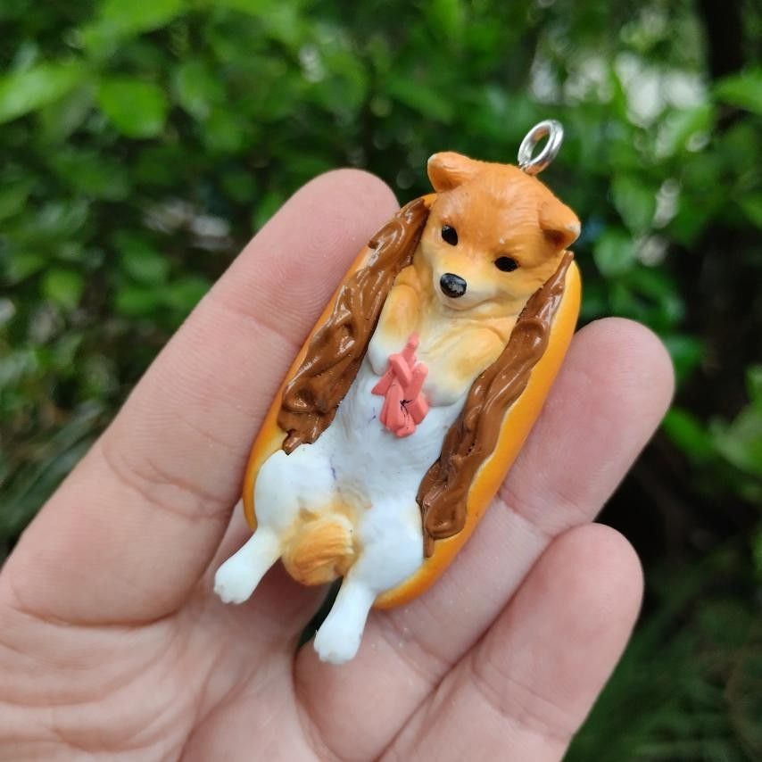 Shiba Inu Puppy Sandwich Figure, Hobbies & Toys, Toys & Games on Carousell