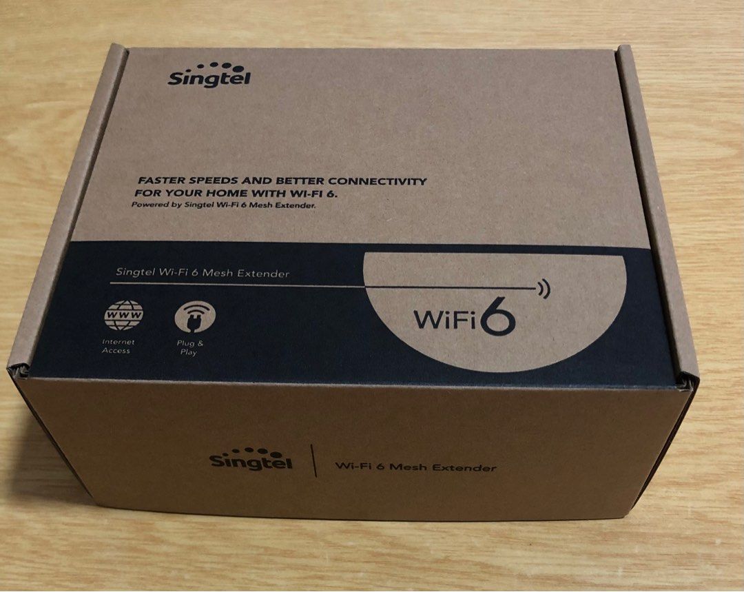 SingTel wifi 6 Mesh Extender, Computers & Tech, Parts & Accessories ...