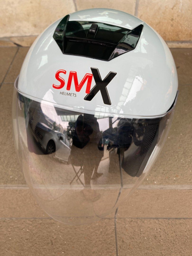 SMX Motorcycle Helmet, Motorcycles, Motorcycle Apparel on Carousell