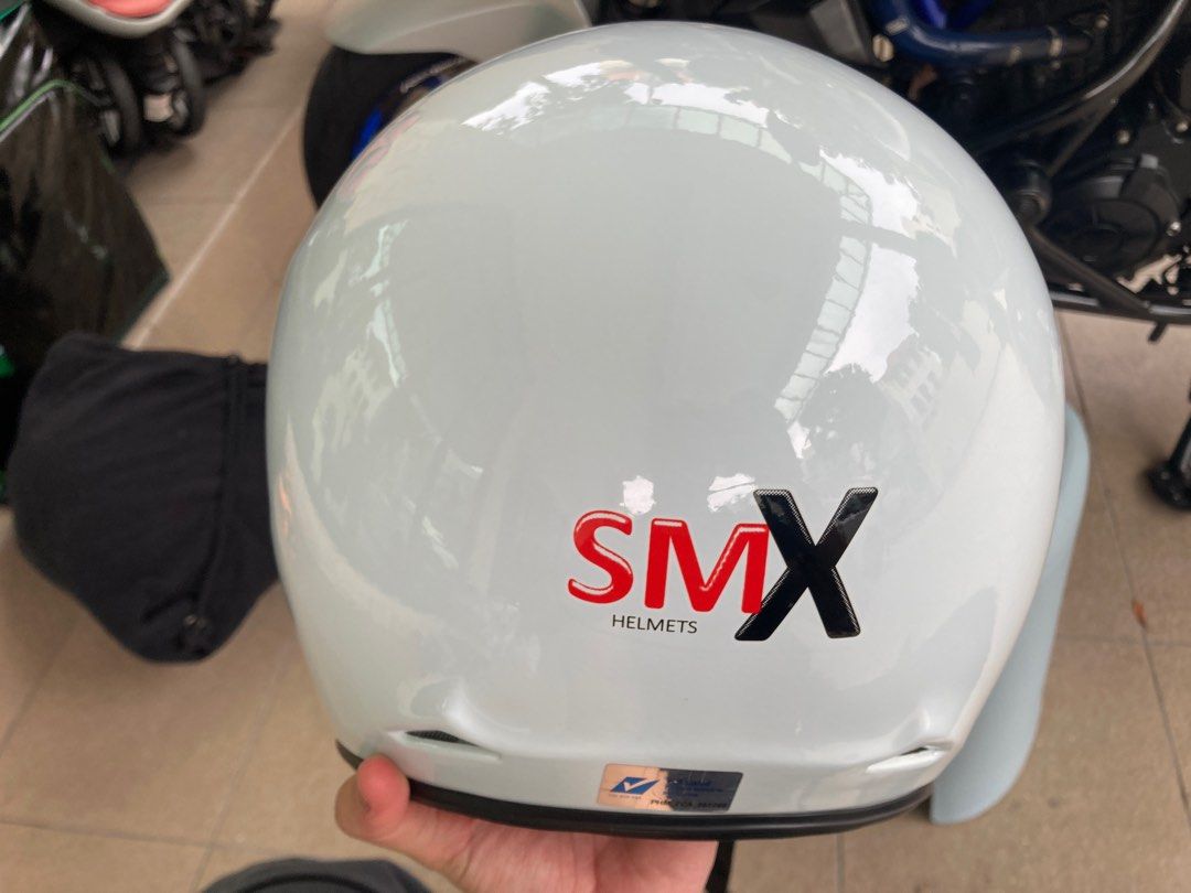 SMX Motorcycle Helmet, Motorcycles, Motorcycle Apparel on Carousell