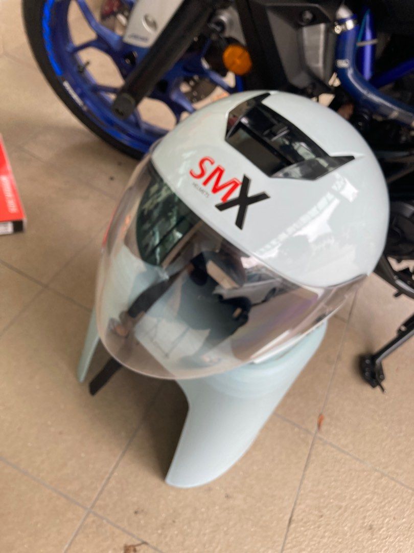 SMX Motorcycle Helmet, Motorcycles, Motorcycle Apparel on Carousell