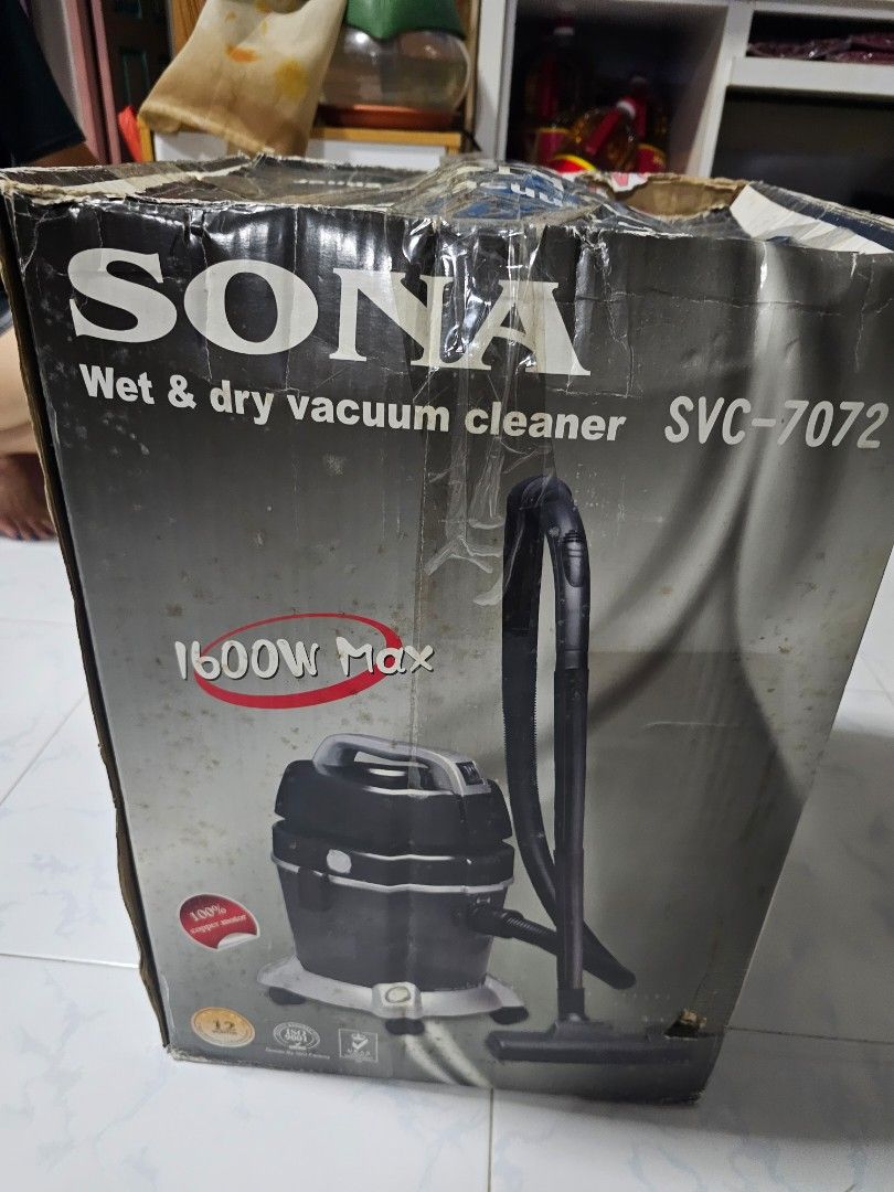 SONA Wet & Dry Vacuum cleaner, TV & Home Appliances, Vacuum Cleaner ...