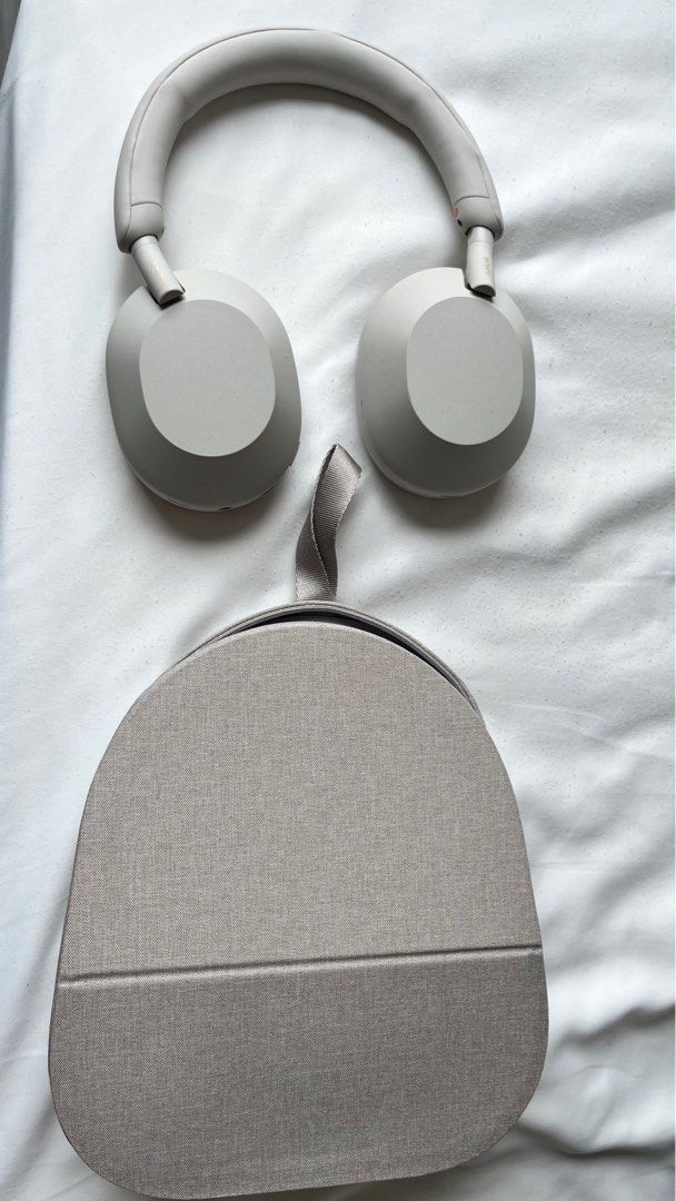SONY WH-1000XM5 ANC SILVER, Audio, Headphones & Headsets on Carousell