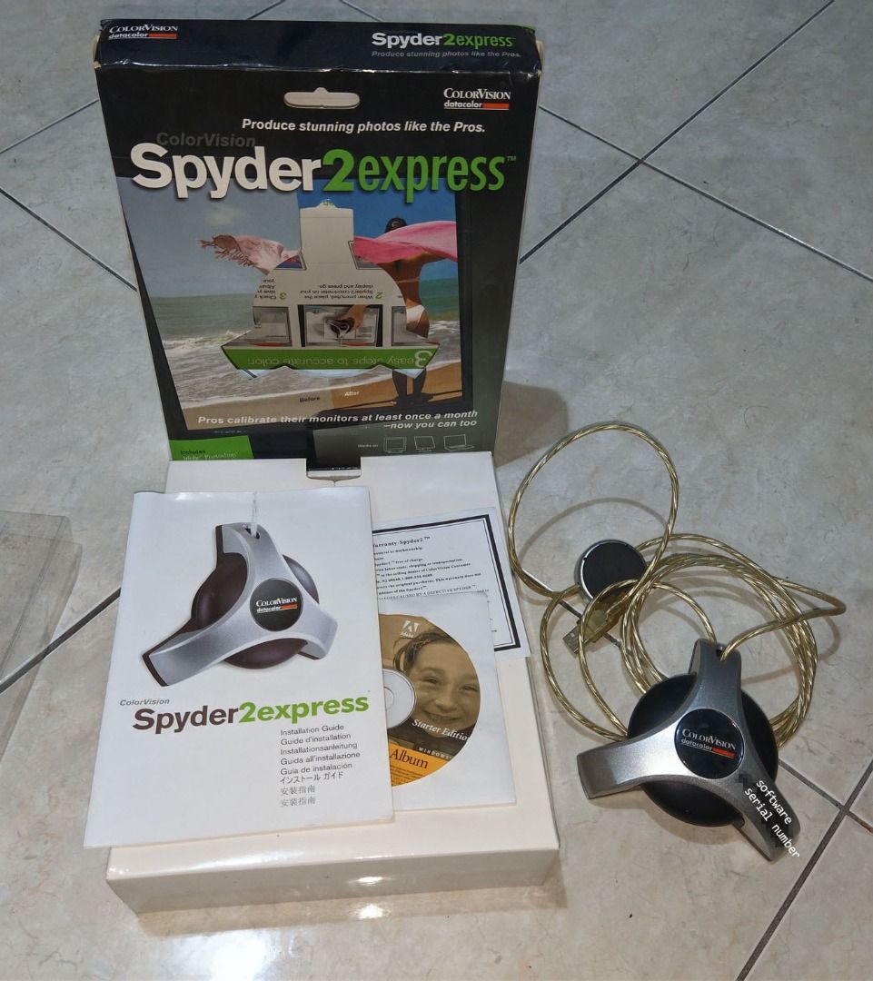 Datacolor Spyder2 Express monitor color calibrator, Computers & Tech ...