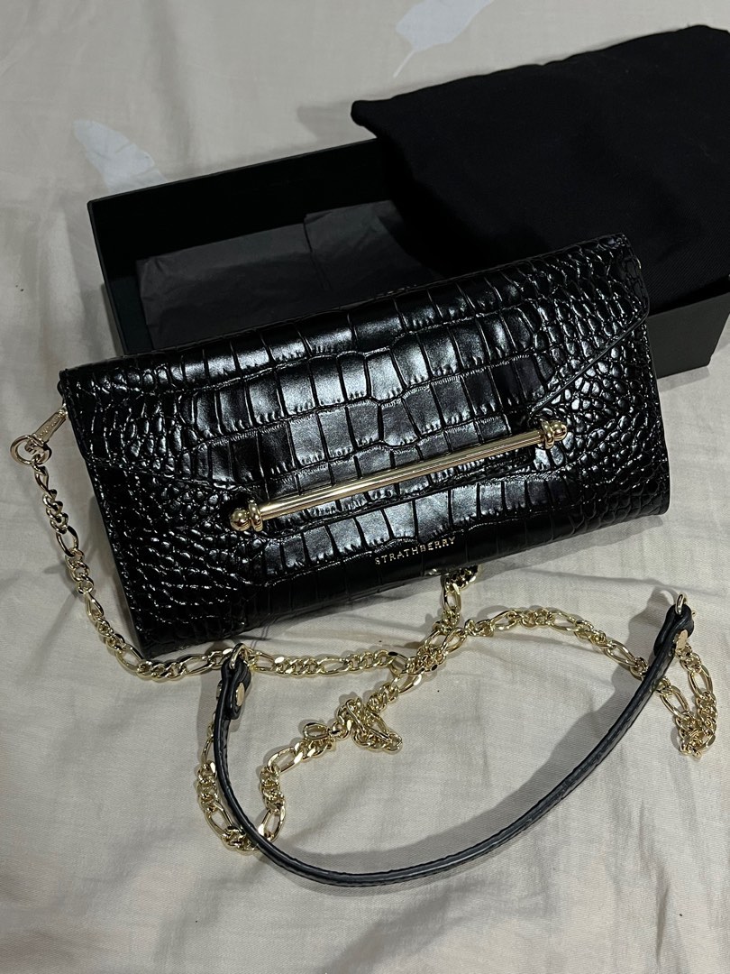 Strathberry Multrees wallet on a chain, Luxury, Bags & Wallets on Carousell