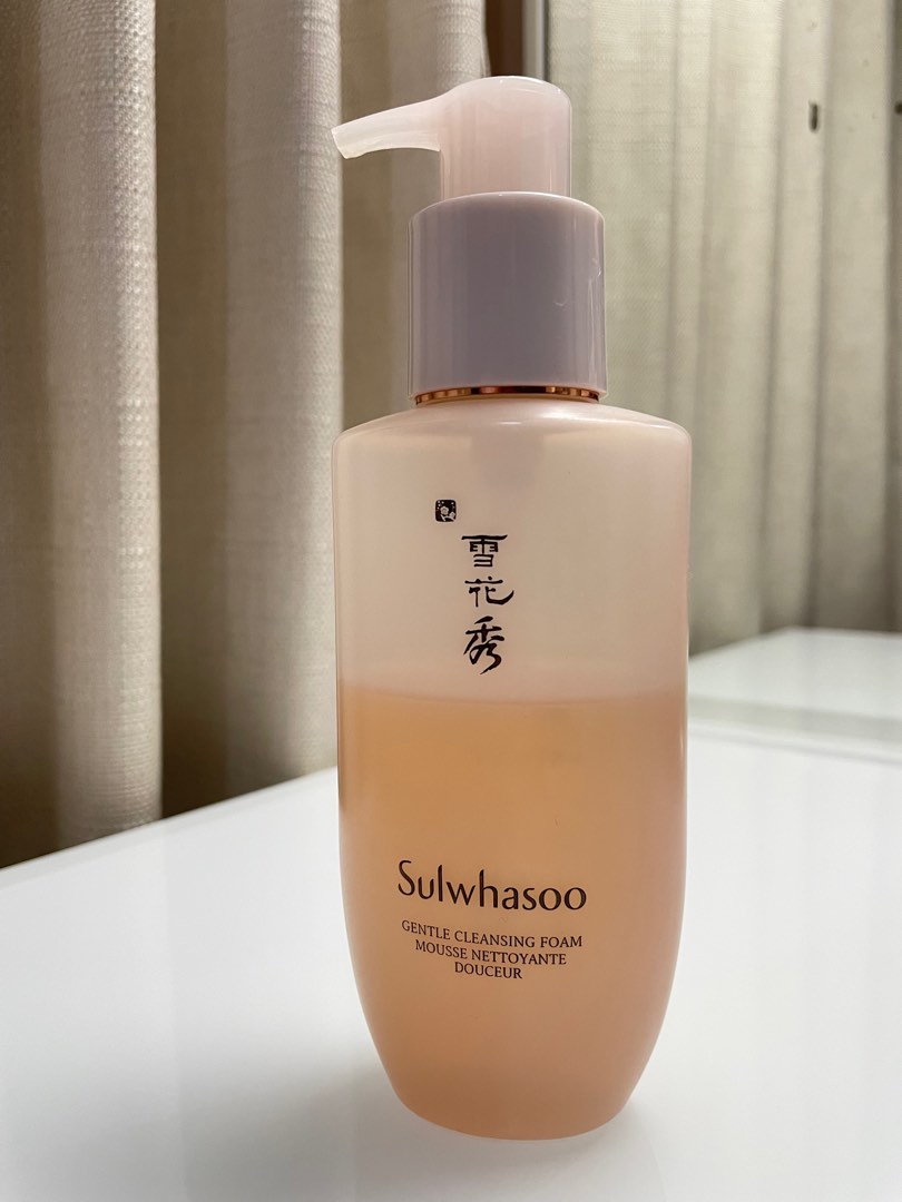 Sulwhasoo Gentle Cleansing Foam used, Kesehatan & Kecantikan, Kulit ...