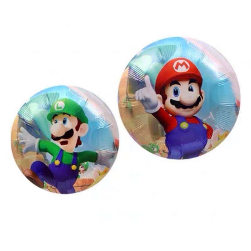Super Mario Luigi Toad Peach Happy Birthday Party Celebration Balloons ...