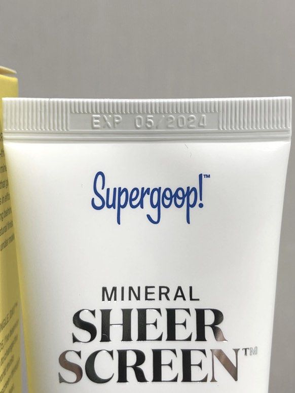 Supergoop mineral sheer screen 45ml, 美容＆化妝品, 健康及美容 - 皮膚護理, 面部 - 面部護理 ...