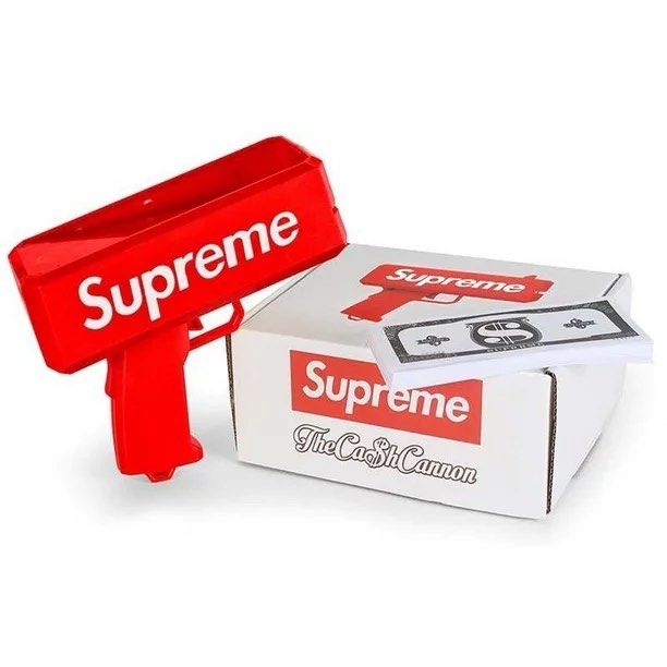 Supreme Money Gun, Hobbies & Toys, Toys & Games on Carousell