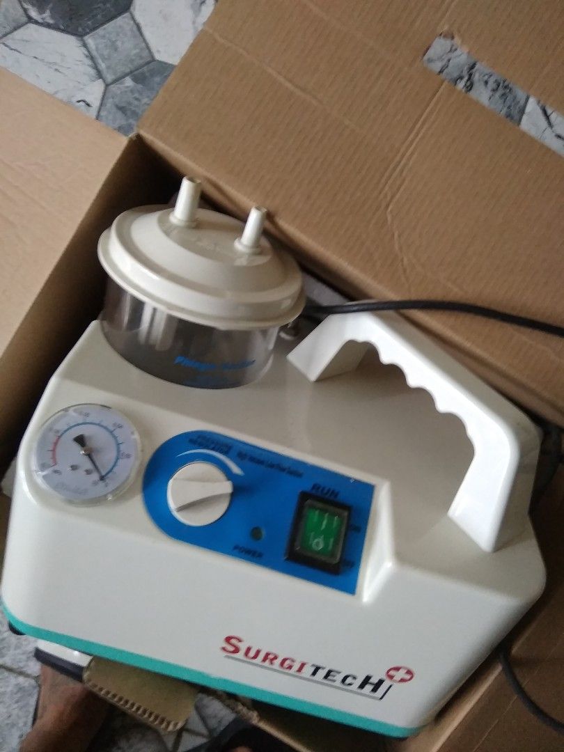 Surgitech Portable Phlegm Sunction, Health & Nutrition, Medical ...