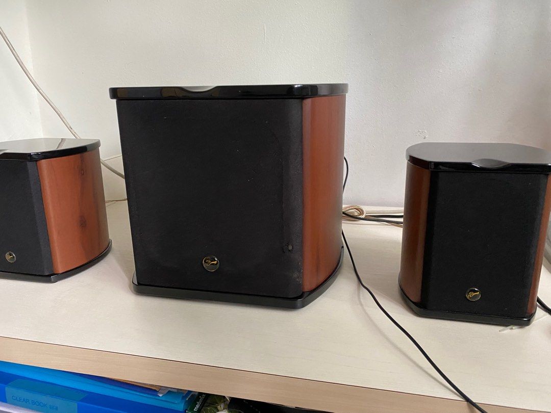 SWAN M50W 2.1 Powered Bookshelf Speakers / amplifier / Home Theatre ...