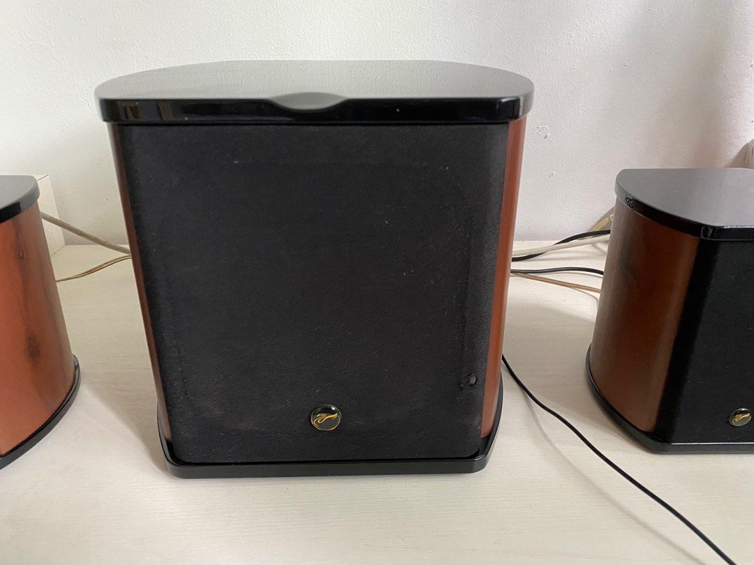 SWAN M50W 2.1 Powered Bookshelf Speakers / amplifier / Home Theatre ...