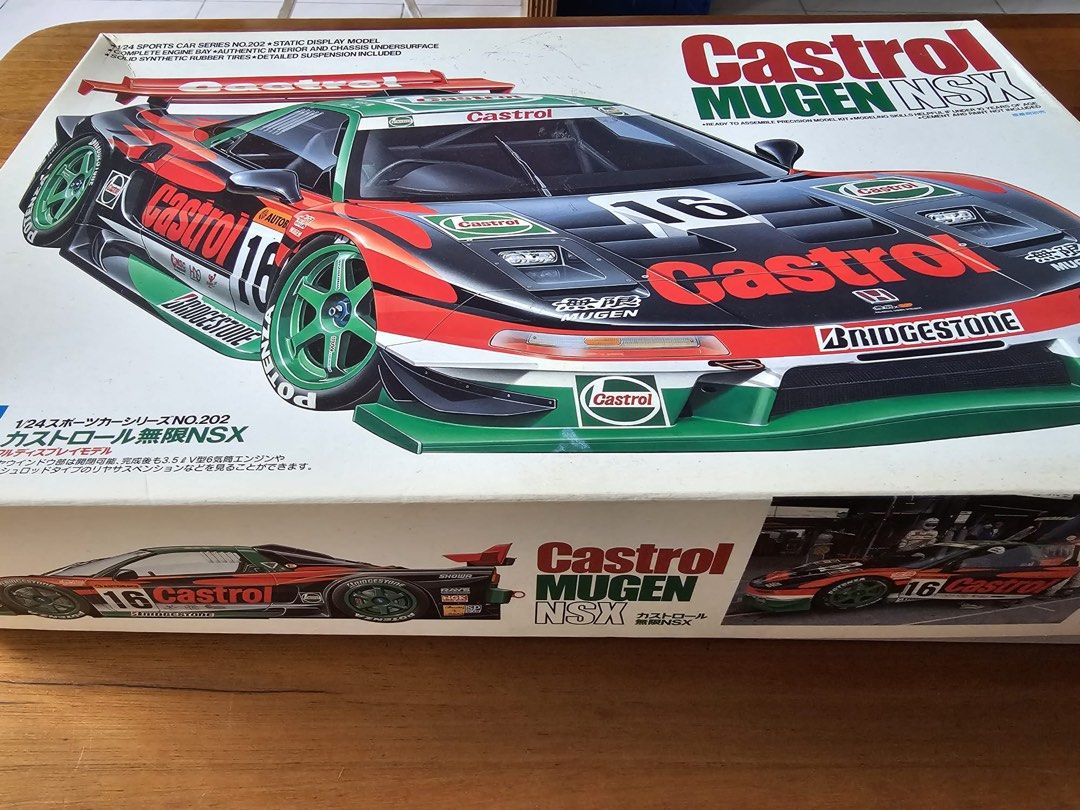 Tamiya static car clk-gtr, Nissan r390 gt1 n Castrol nsx, Hobbies ...