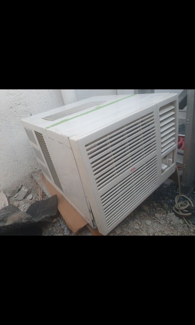 TCL Window Type Air conditioner WAC 3/4 Hp 0.75 Hp Non-Inverter, TV ...