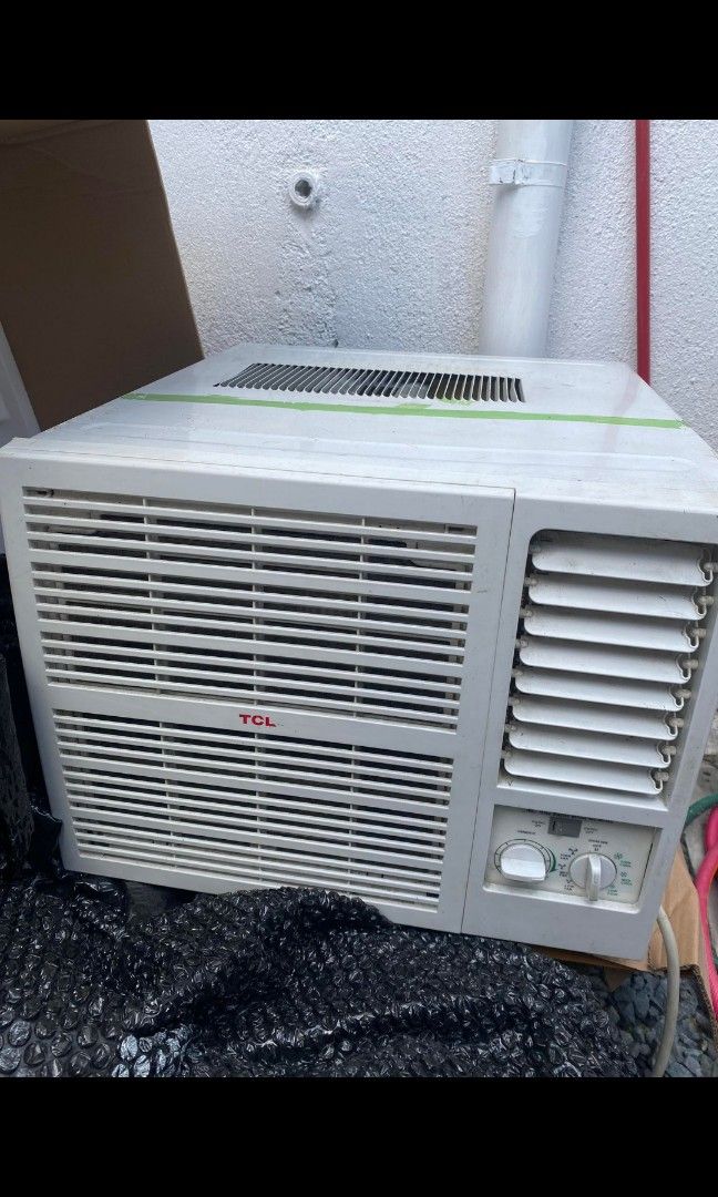 TCL Window Type Air conditioner WAC 3/4 Hp 0.75 Hp Non-Inverter, TV ...