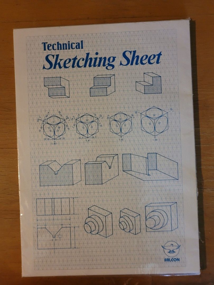 Technical Sketching Sheet, Hobbies & Toys, Stationery & Craft, Stationery & School Supplies on ...
