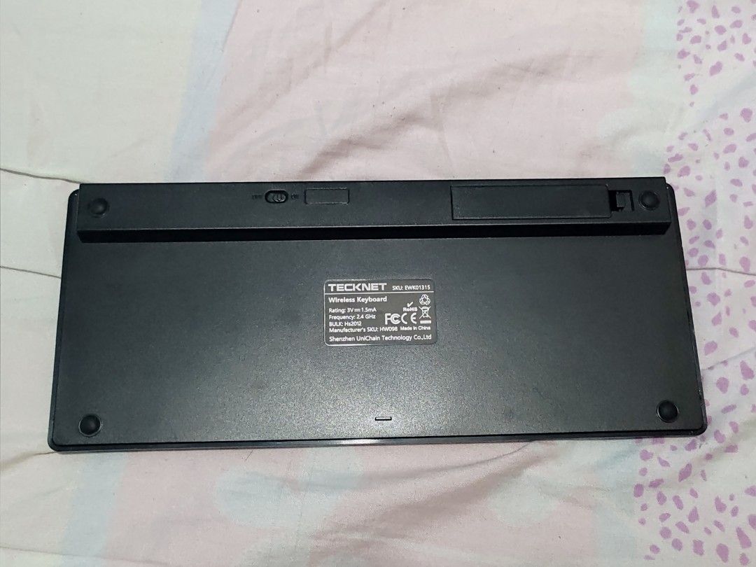 Tecknet Wireless Keyboard On Carousell