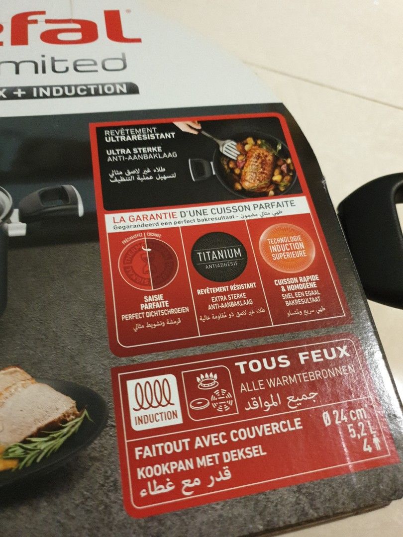 Tefal unlimited tous feux+induction, Furniture & Home Living ... Tefal unlimited tous feux+induction, Furniture & Home Living ...