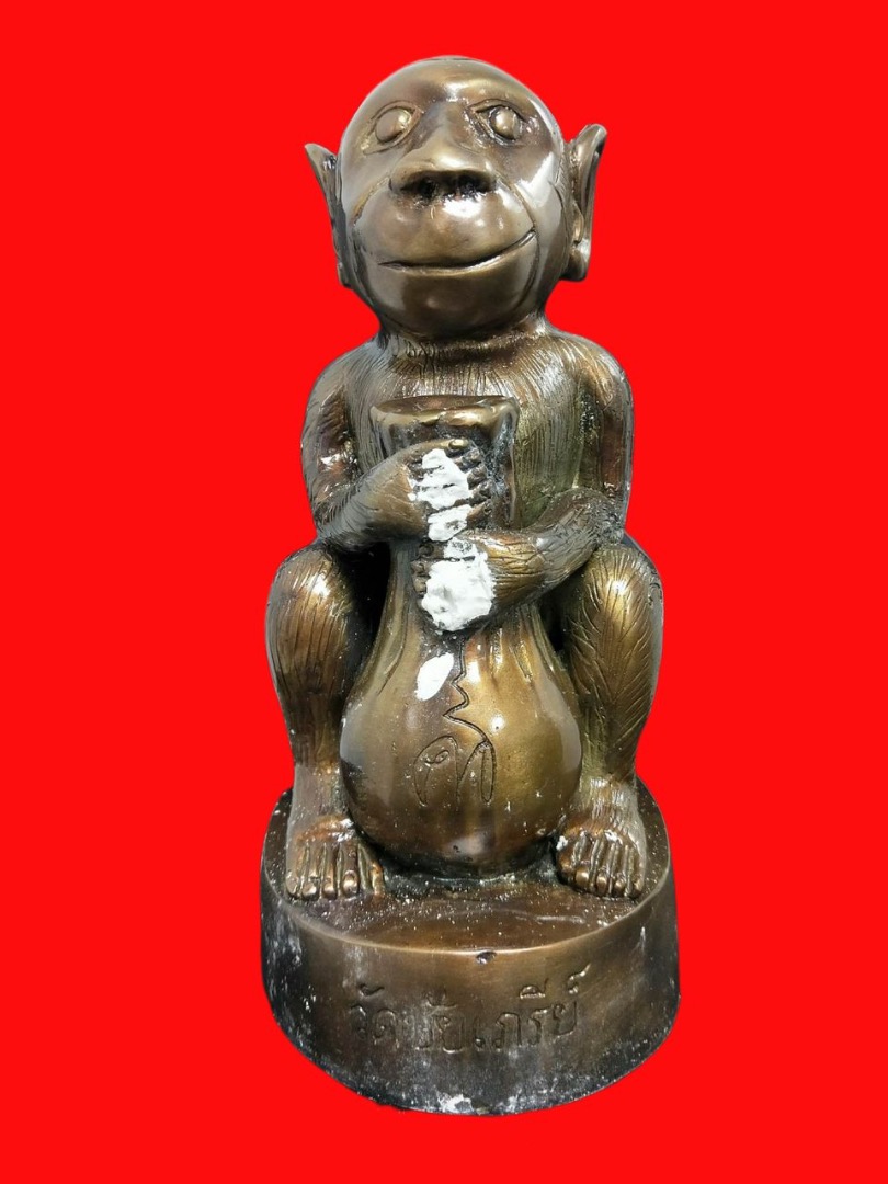 Thai Bucha - Phaya Ling 5 Inch Bucha (Holding a wealth bag) of Luang ...