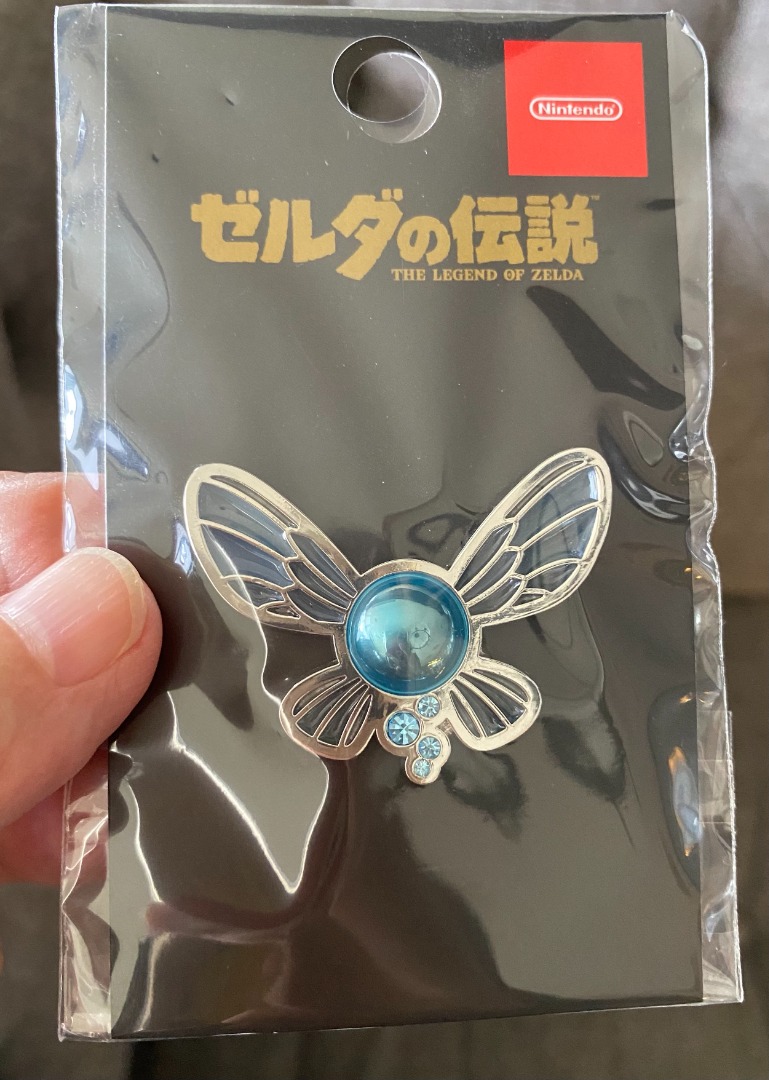 The Legend of Zelda Fairy Navi Lapel Pin(Brand New), Hobbies & Toys ...
