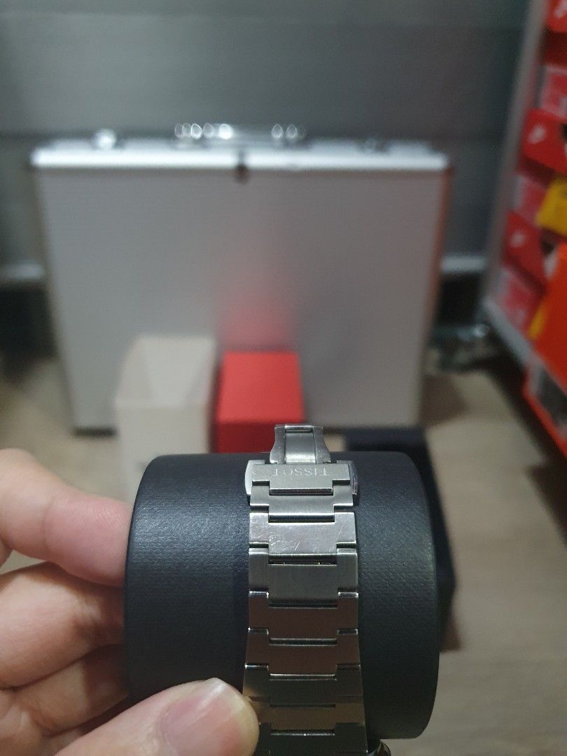 Tissot PRX 40mm Blue Waffle Dial Powermatic 80 Automatic Watch, Men's ...