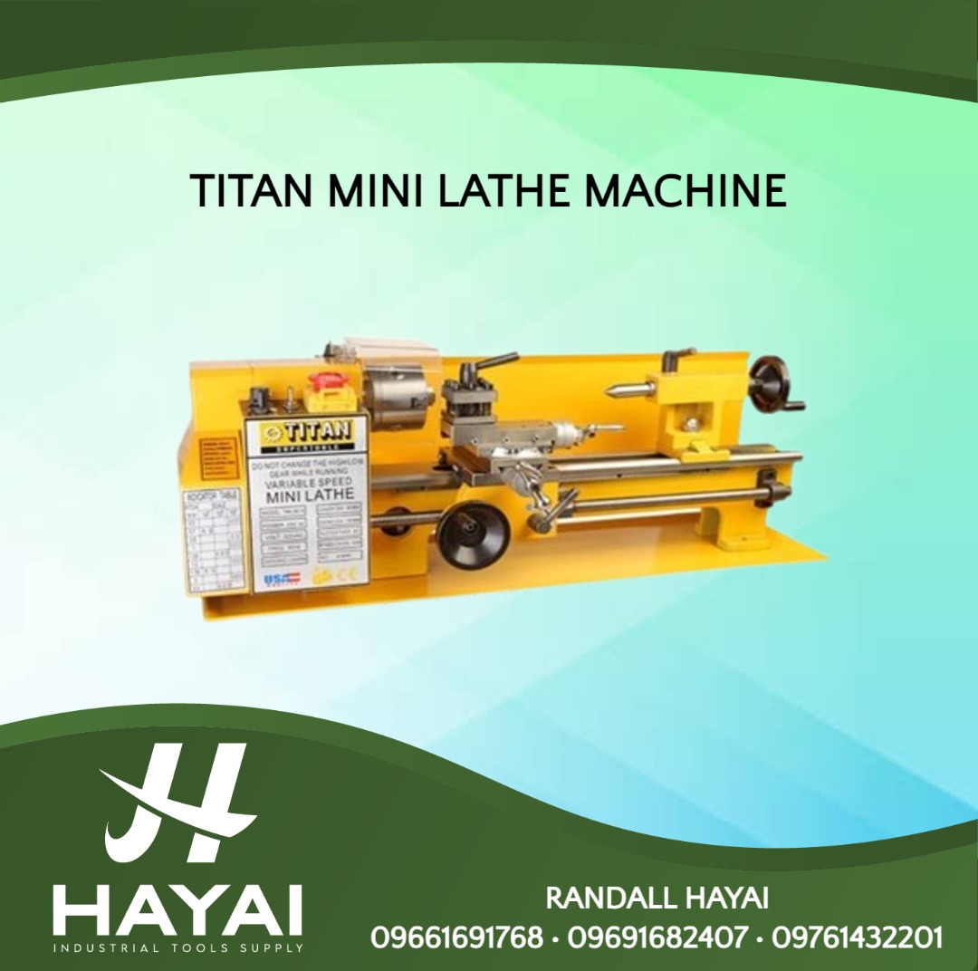 Titan Mini Lathe Machine, Commercial & Industrial, Industrial Equipment ...