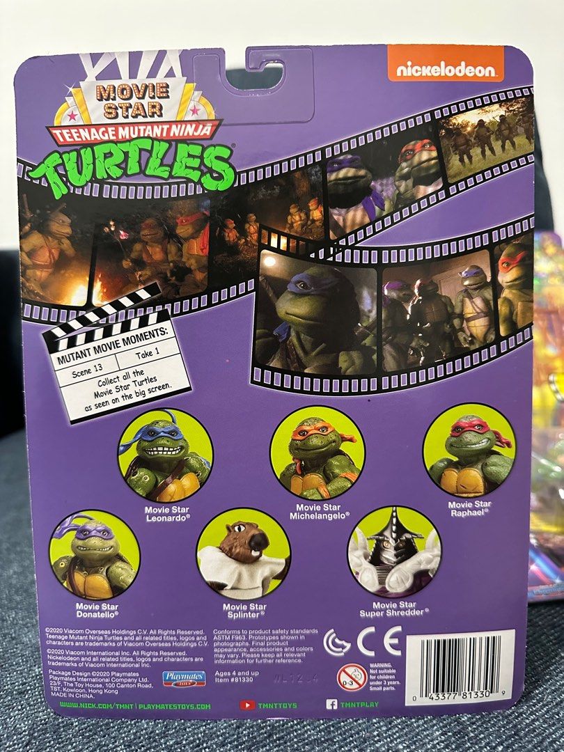 TMNT Movie Star Series Playmates - 6 retro cards (Target exclusive ...