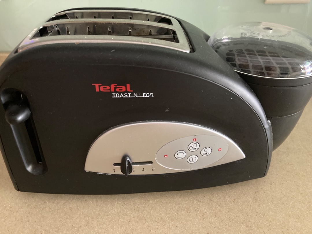 Toaster with mini steamer for eggs, TV & Home Appliances, Kitchen ...