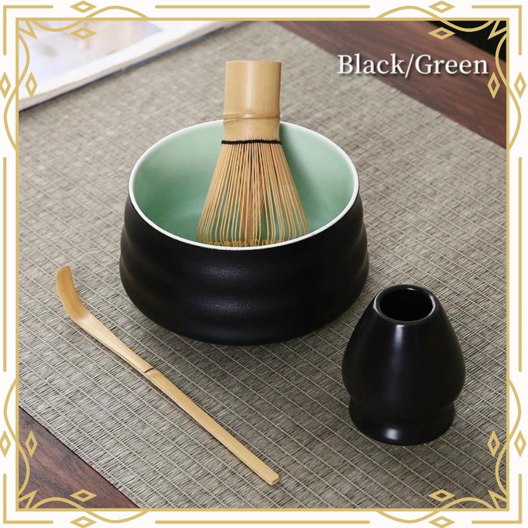 Traditional Matcha Set Bamboo Matcha Whisk Spoon Ceramic Matcha Bowl ...