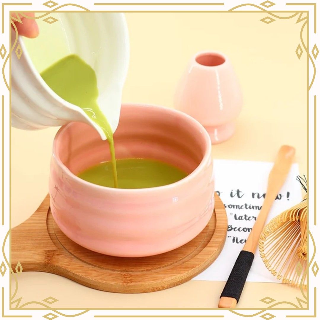 Traditional Matcha Set Bamboo Matcha Whisk Spoon Ceramic Matcha Bowl ...