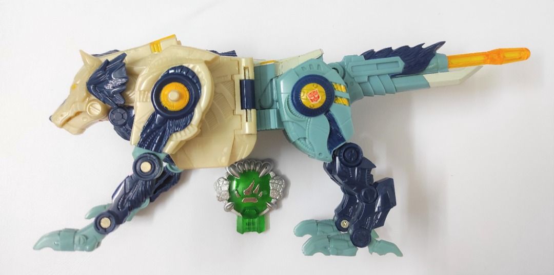 Transformers Cybertron Snarl BOC Super Rare Galaxy Force Fang Wolf ...