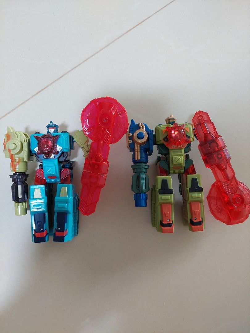 Transformers Energon Strong Arm & Off Shoot, Hobbies & Toys, Toys ...