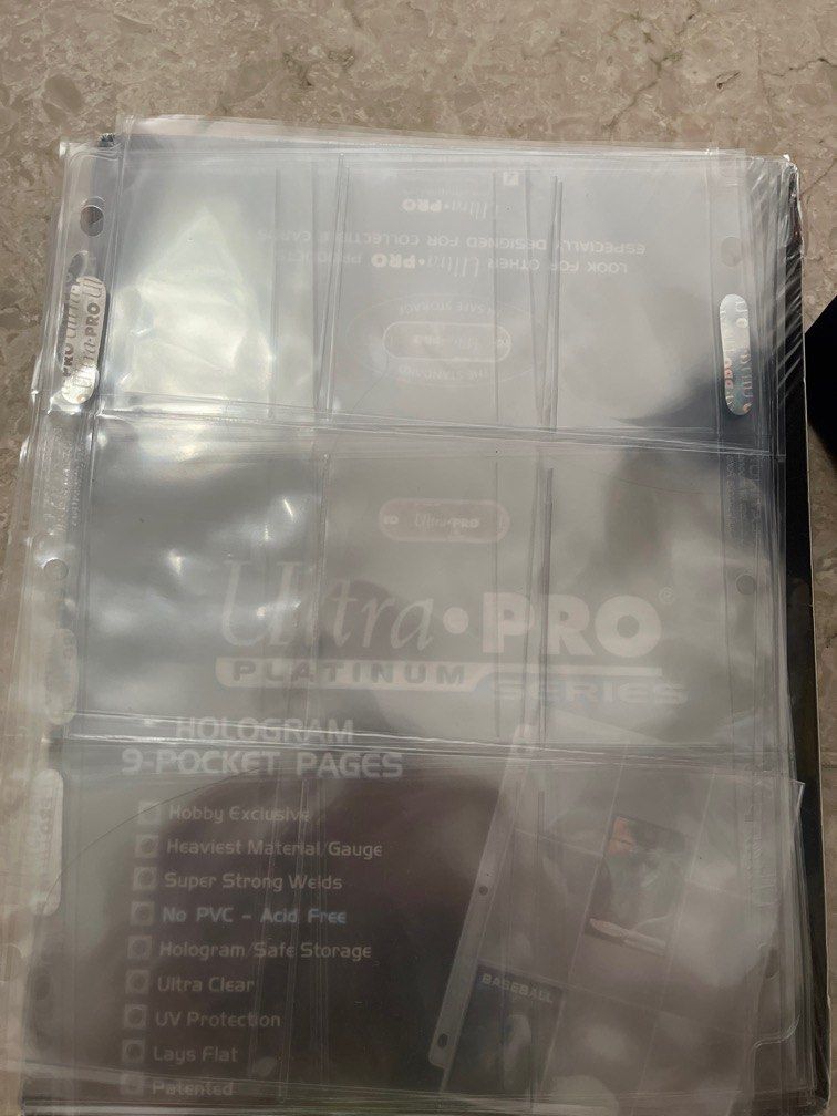 Ultrapro 9pp sleeves, Hobbies & Toys, Memorabilia & Collectibles, K ...