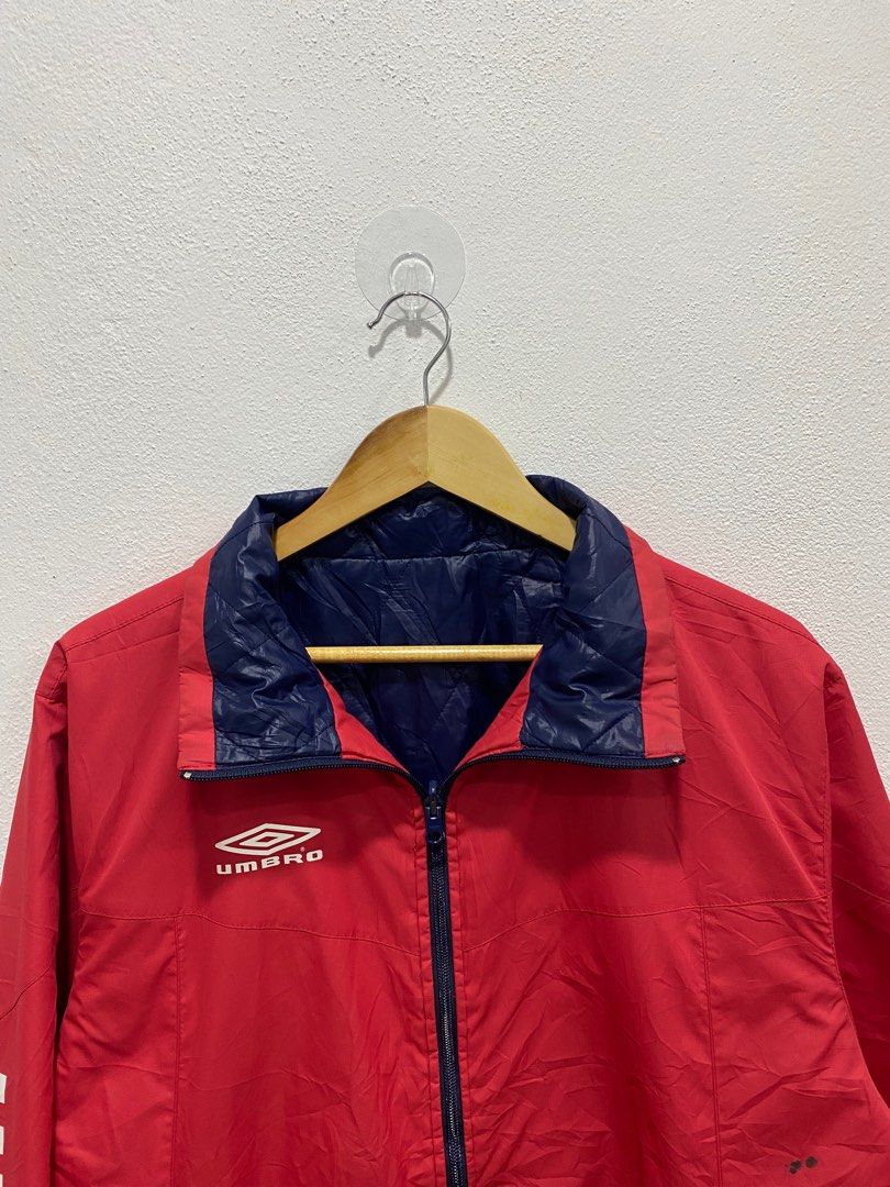 UMBRO REVERSIBLE PUFFER WINDBREAKER JACKET, Men's Fashion, Coats ...