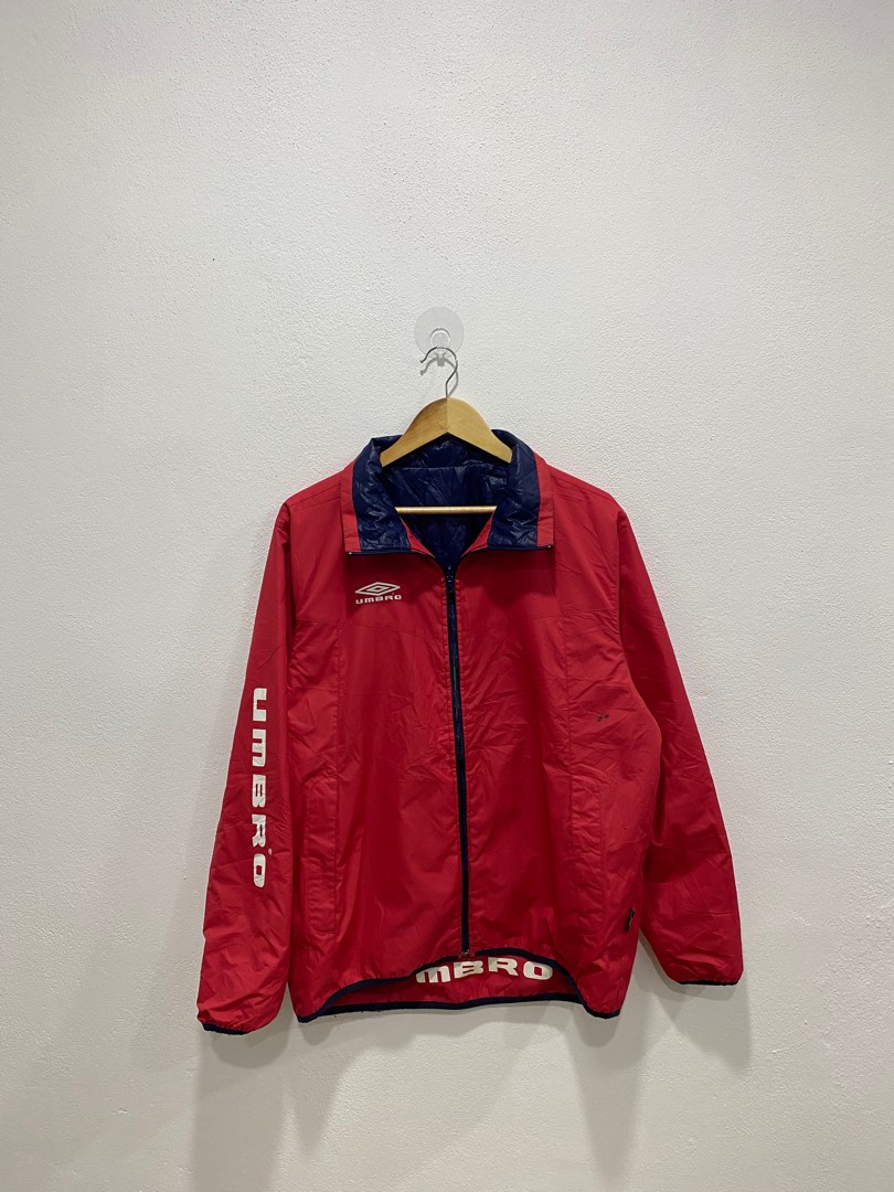 UMBRO REVERSIBLE PUFFER WINDBREAKER JACKET, Men's Fashion, Coats, Jackets and Outerwear on Carousell
