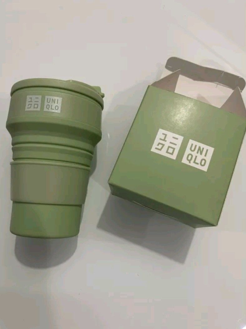 Uniqlo Collapsible Mug Tumblr Foldable Travel Glass Gelas Lipat ...