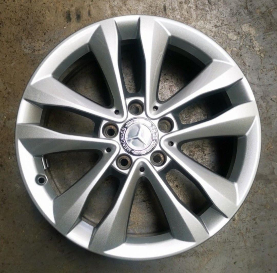 Used 17" Original Mercedes Rims, Car Accessories, Tyres & Rims on Carousell