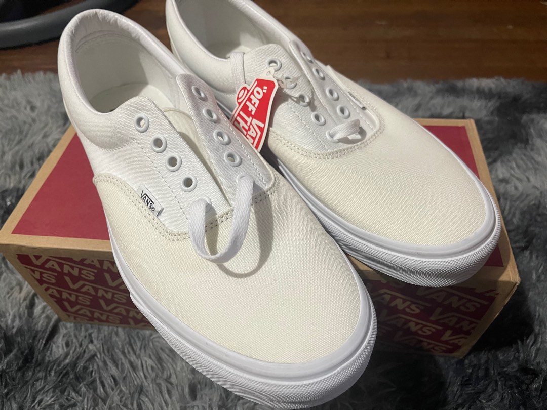 Vans Era Triple White on Carousell