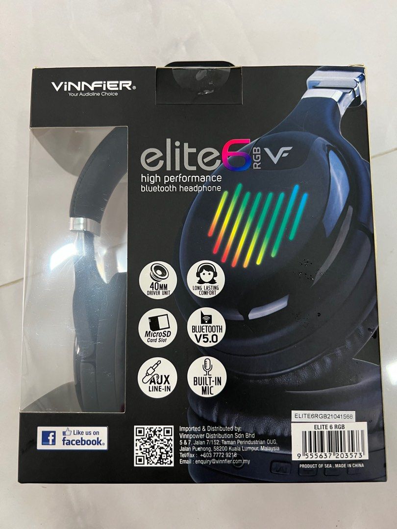 Vinnfier elite6 Bluetooth headphone, Audio, Headphones & Headsets on ...