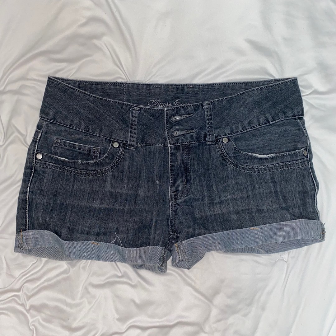 Vintage Denim Booty Shorts Womens Fashion Bottoms Shorts On Carousell