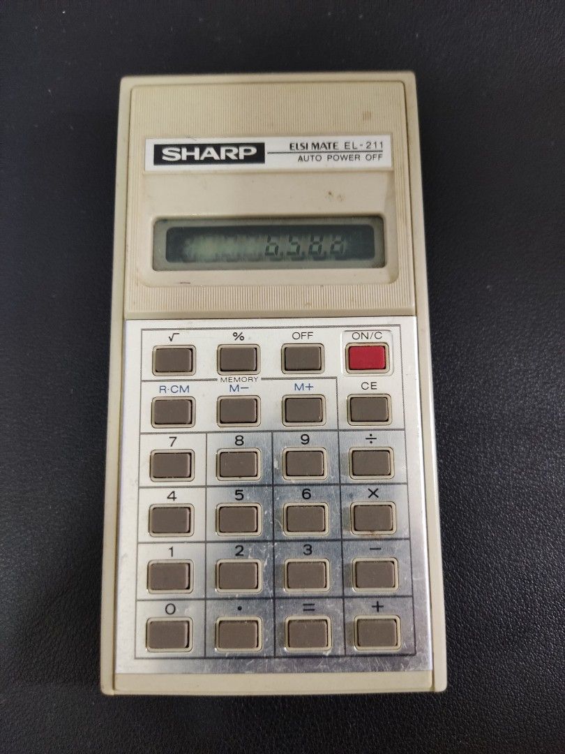 Vintage Sharp Elsi Mate EL211 Calculator, Hobbies & Toys, Collectibles & Memorabilia, Vintage ...
