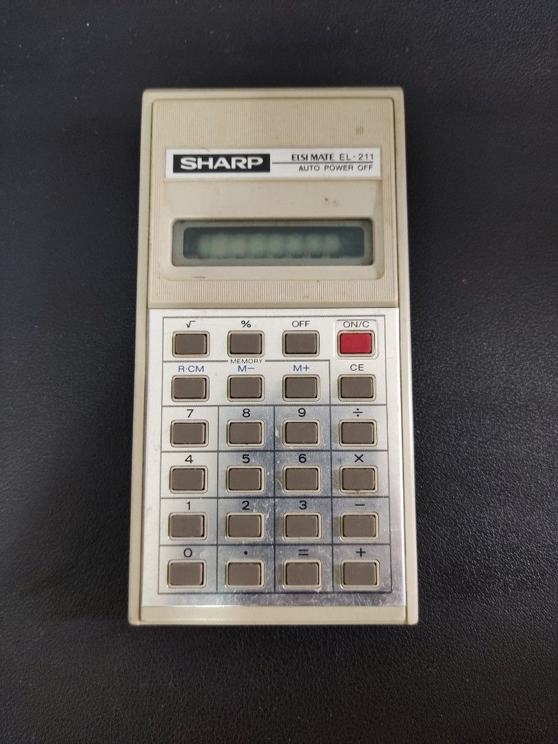 Vintage Sharp Elsi Mate EL211 Calculator, Hobbies & Toys, Collectibles ...