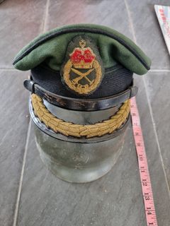 Vintage Tentera Darat Malaysia ATM England Askar Army topi songkok ...